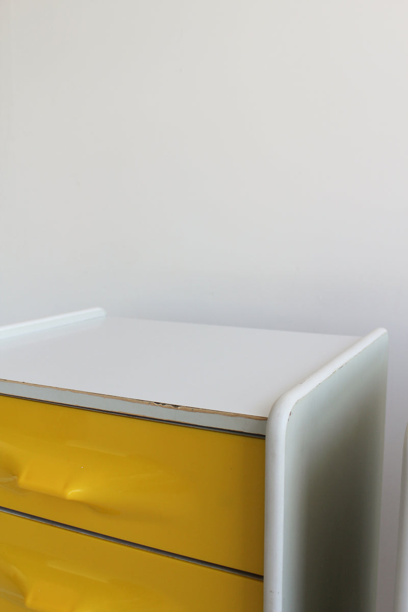 Yellow Highboy Dresser by Giovanni Maur for Treco – lecenterpiece