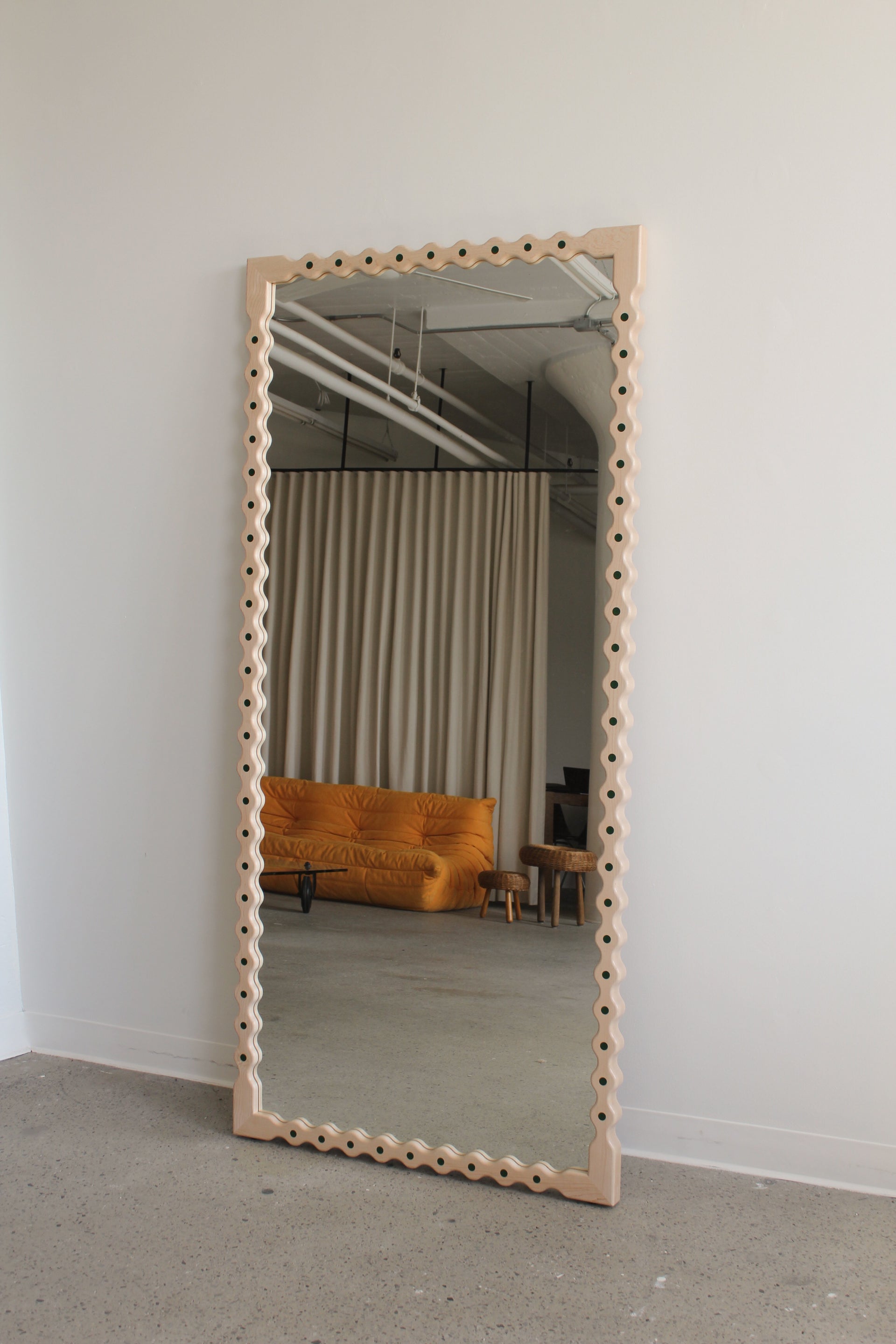 Floor Wiggle Mirror by Devon Munro